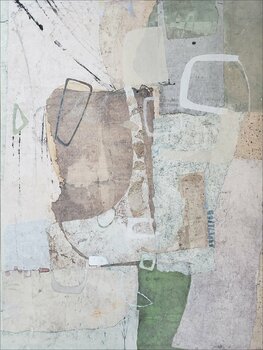 Birds Eye View II by Sherry Ying Ruden (2021) : Work on paper Collage ...