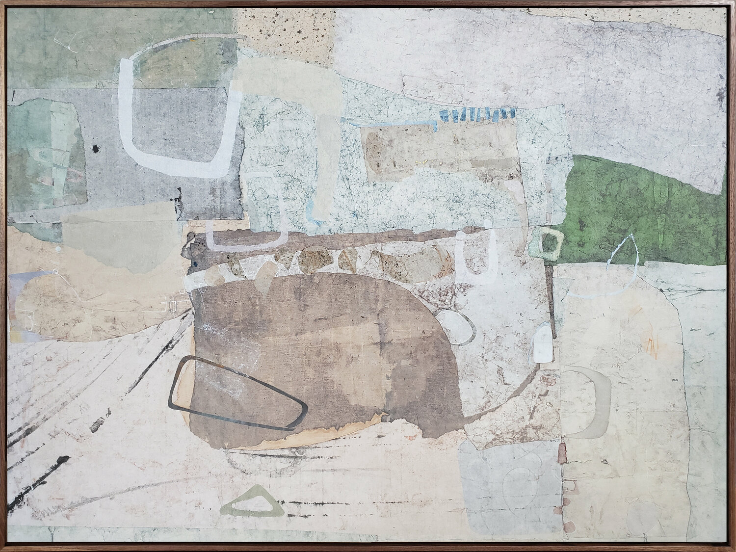 Birds Eye View II by Sherry Ying Ruden (2021) : Work on paper Collage ...