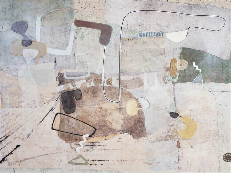 Birds Eye View II by Sherry Ying Ruden (2021) : Work on paper Collage ...