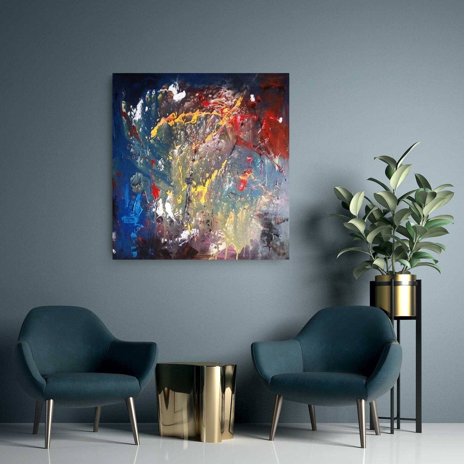 Absorbed by Ema Kato (2022) : Painting Acrylic on Canvas - SINGULART