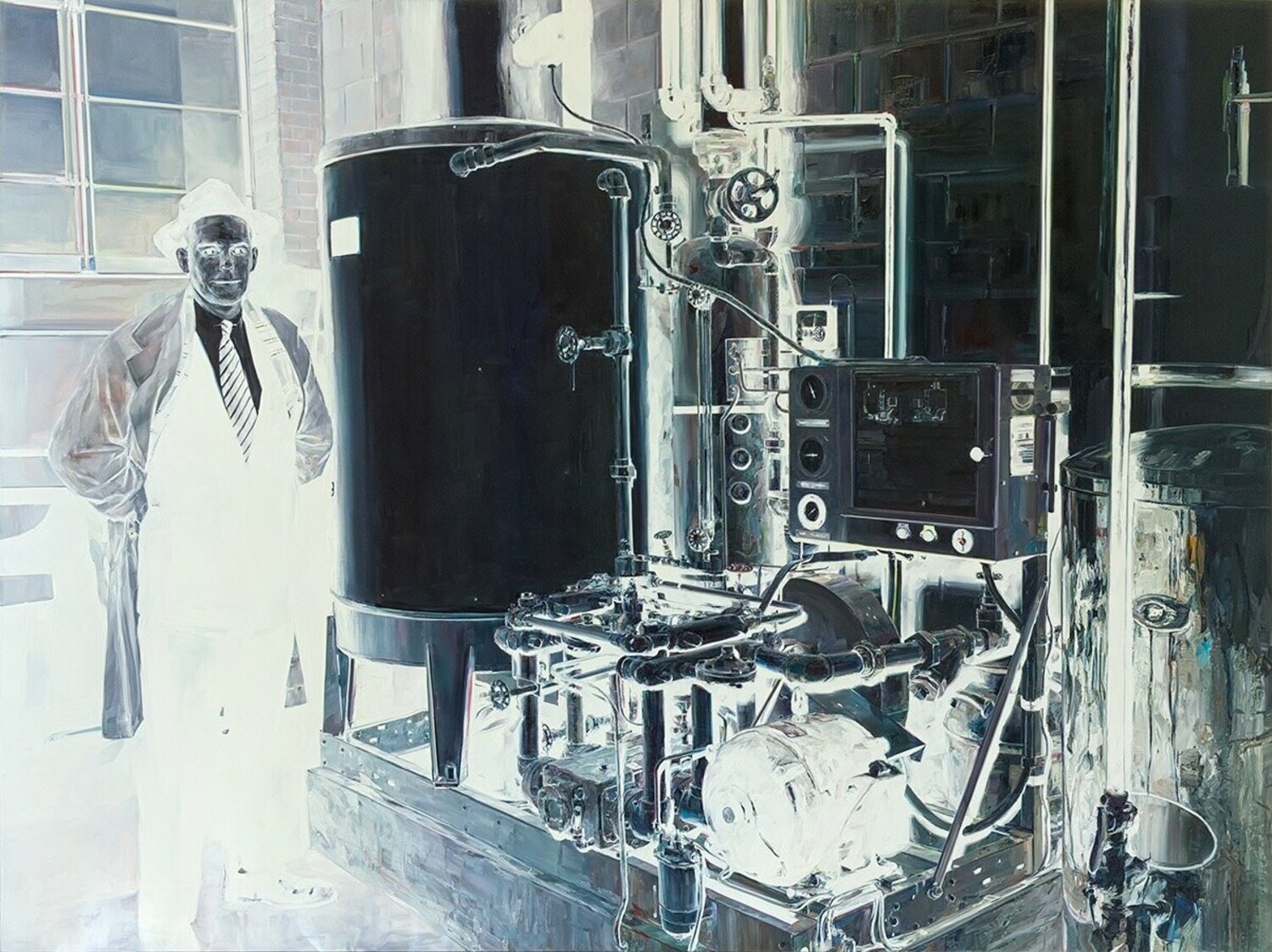 System by Matthew Schofield (2018) : Painting Oil on Wood - SINGULART