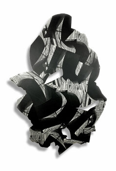 Gentle Eyes by Ray Beldner (2020) : Work on Paper Collage on Paper ...