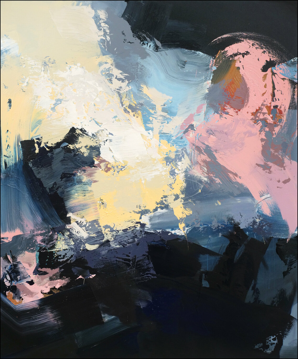 Abstract no.j2048 by Tomas Hammar (2019) : Painting Acrylic on Canvas ...