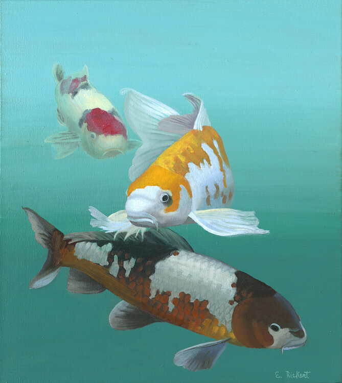 The Depths 6 by Elizabeth Rickert (N.D) : Painting Oil on Canvas ...