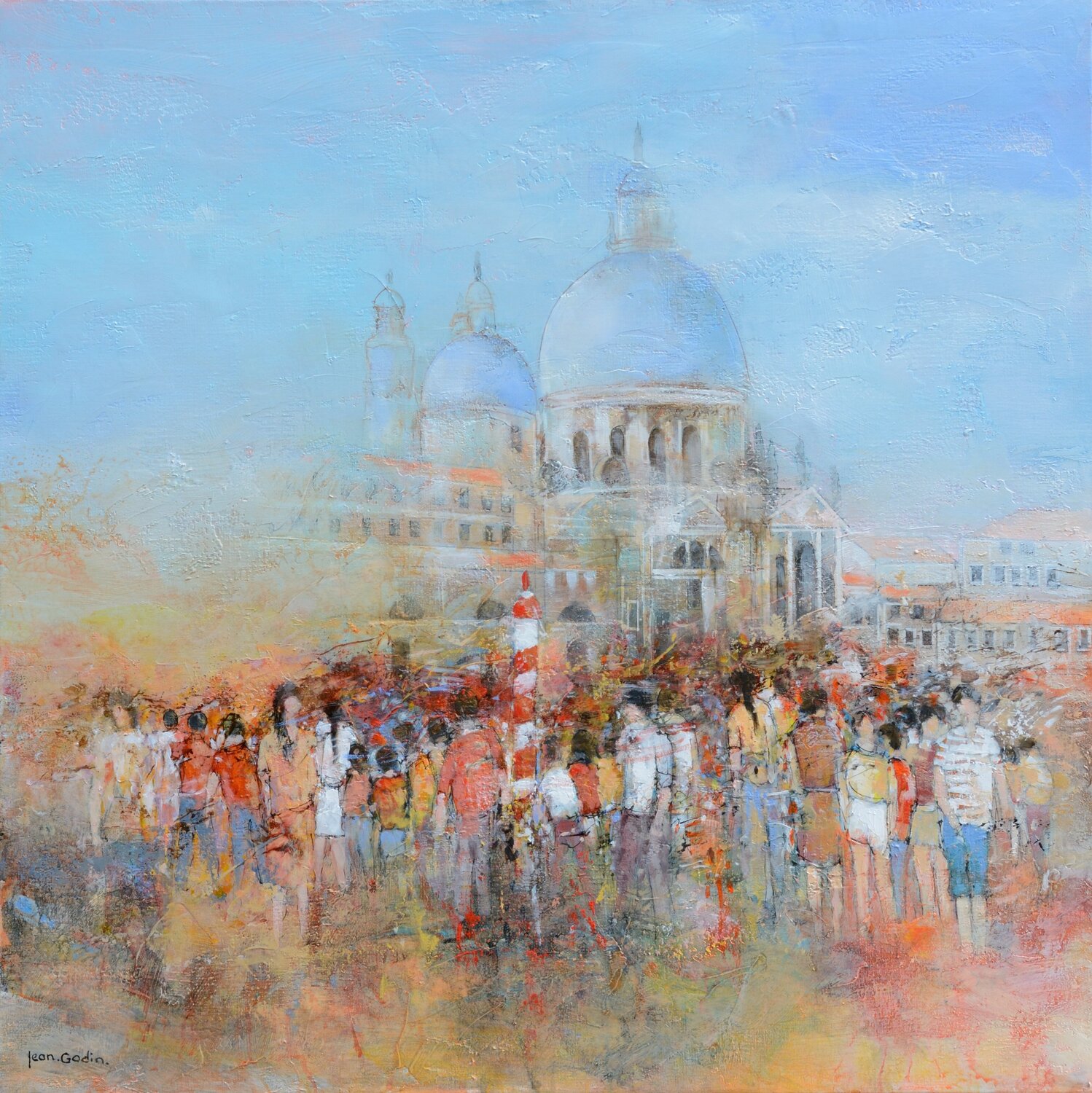 Carnaval vénitien by jean GODIN (2022) : Painting Oil on Linen - SINGULART