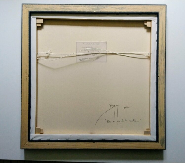 La montagne bleue n°02 by Eric Bruni (2018) : Painting Acrylic, Oil on ...