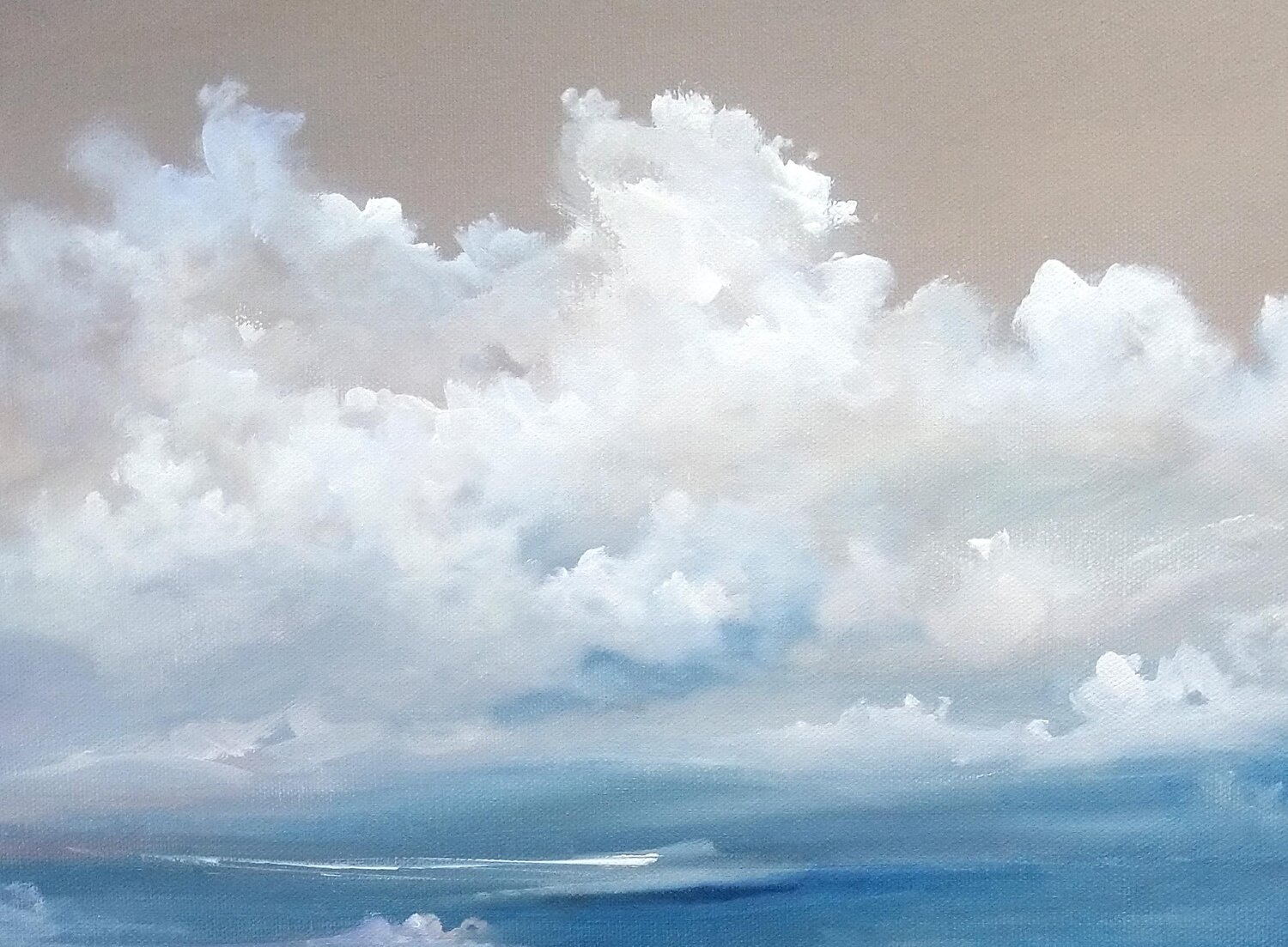 Plaine dans l'arène du ciel by Eric Bruni (2022) : Painting Acrylic ...