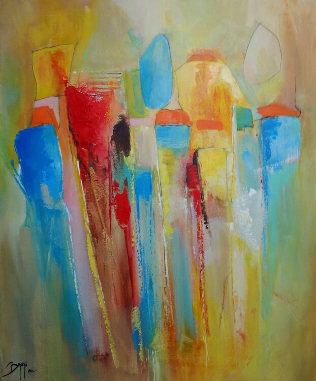 COMPOUND by Eric Bruni (2021) : Painting Acrylic on Canvas - SINGULART