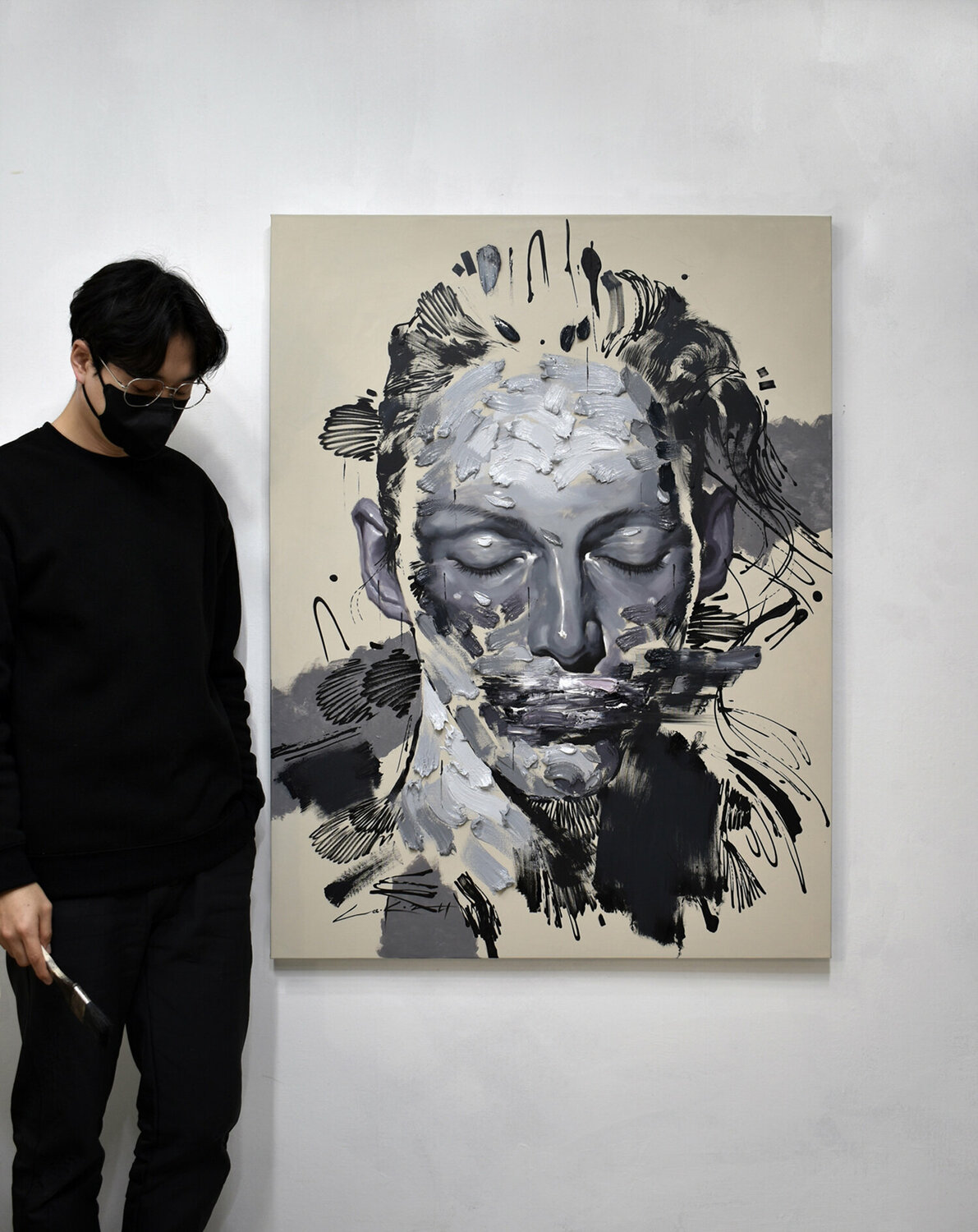 Untitled#P2104 de Lee Killust (2021) : Peinture Huile sur Toile - SINGULART