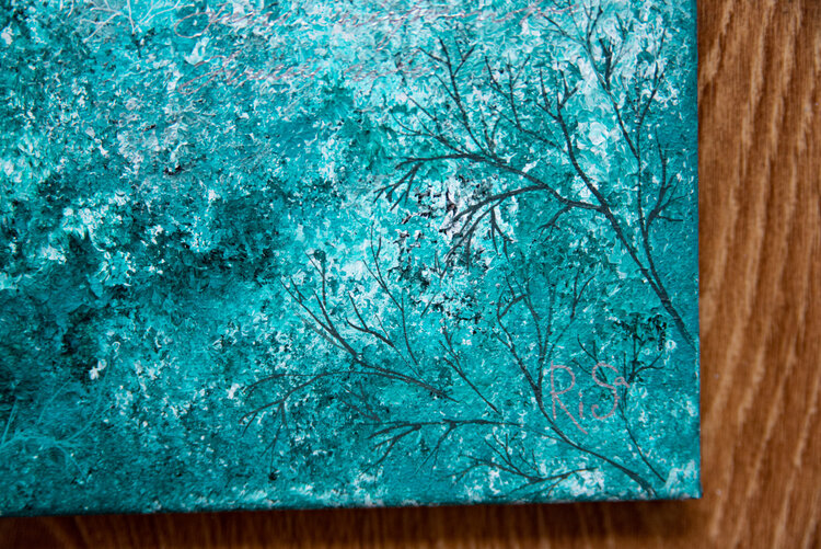 THOUGHTS - abstract nature, mind, subliminal, emerald green, soul ...