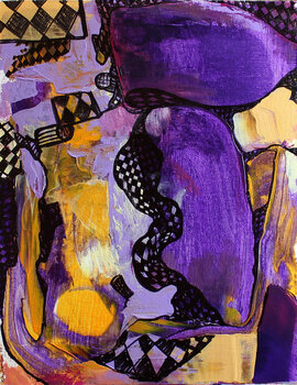 Pink tapir by Irina Tsypilova (2022) : Work on Paper Acrylic, Collage ...