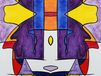 Violets by Irina Tsypilova (2022) : Digital On Canvas - SINGULART