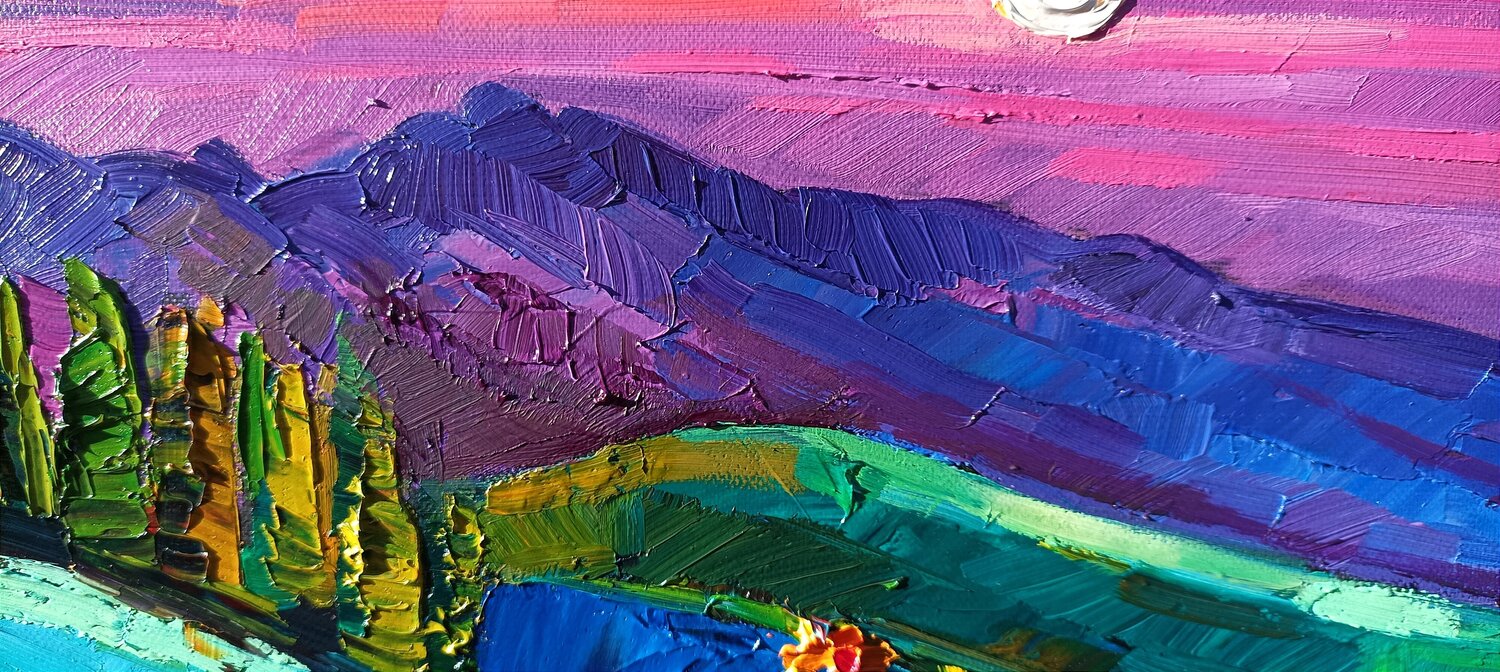 Under the Moonlight by Vanya Georgieva (2023) : Painting Oil on Linen ...