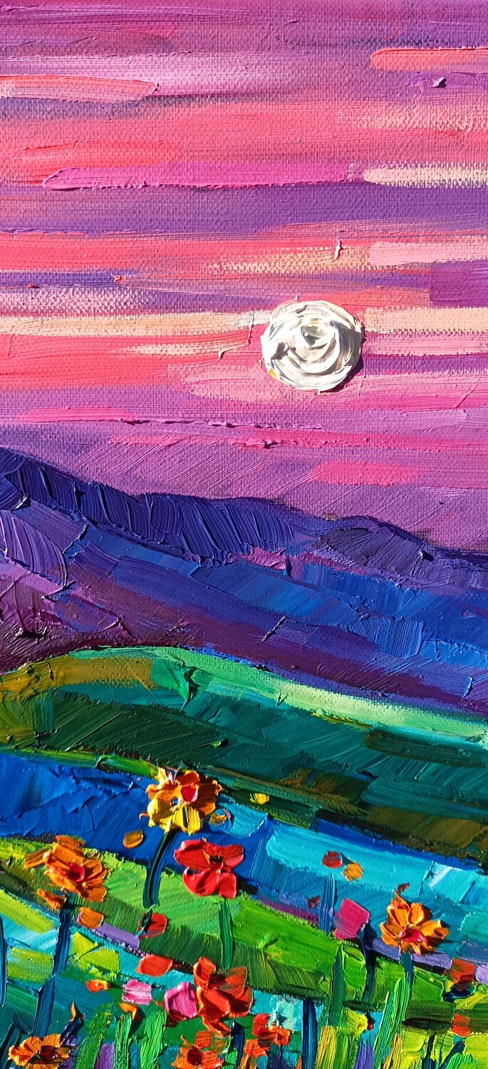 Under the Moonlight by Vanya Georgieva (2023) : Painting Oil on Linen ...