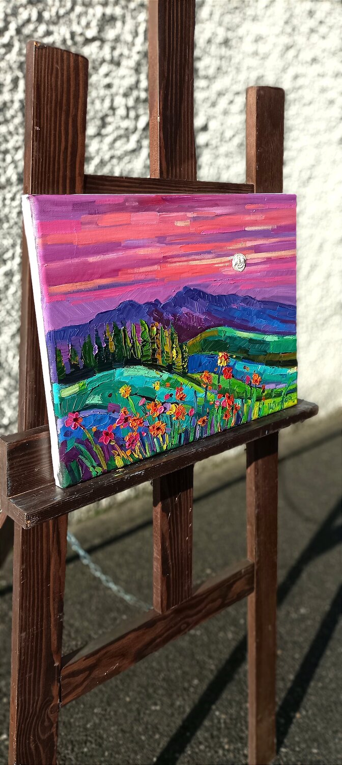 Under the Moonlight by Vanya Georgieva (2023) : Painting Oil on Linen ...