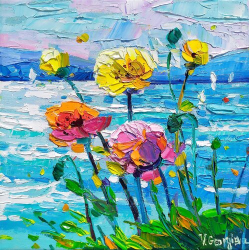 Lavender joy by Vanya Georgieva (2022) : Painting Oil on Canvas - SINGULART