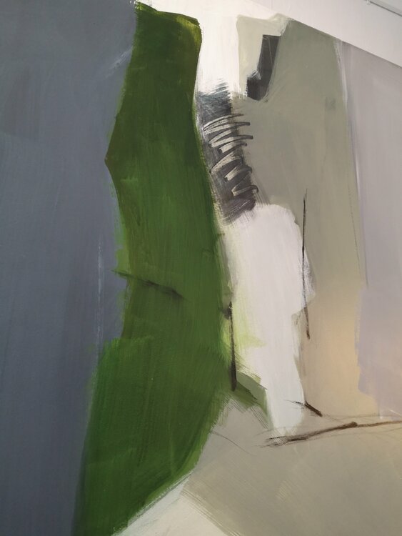 GreenLand 4 by Kerstin Grobler (2018) : Painting Gouache on Canvas ...