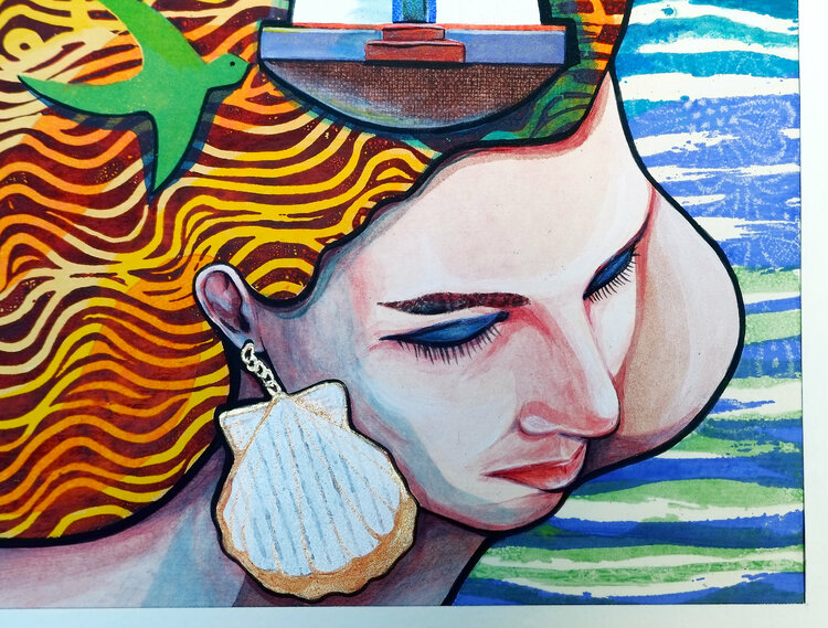 The Defender on the headlight 1..SHE... by Galia Chuntova (2022) : Work ...