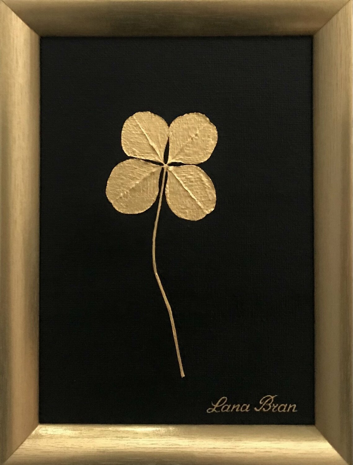 Clover. Gold. Four-leaf clover. Golden clover by Lana Bran (2022 ...