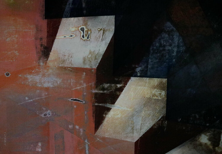 Das Flüstern verlassener Orte I by Peter Knauer (2020) : Painting ...