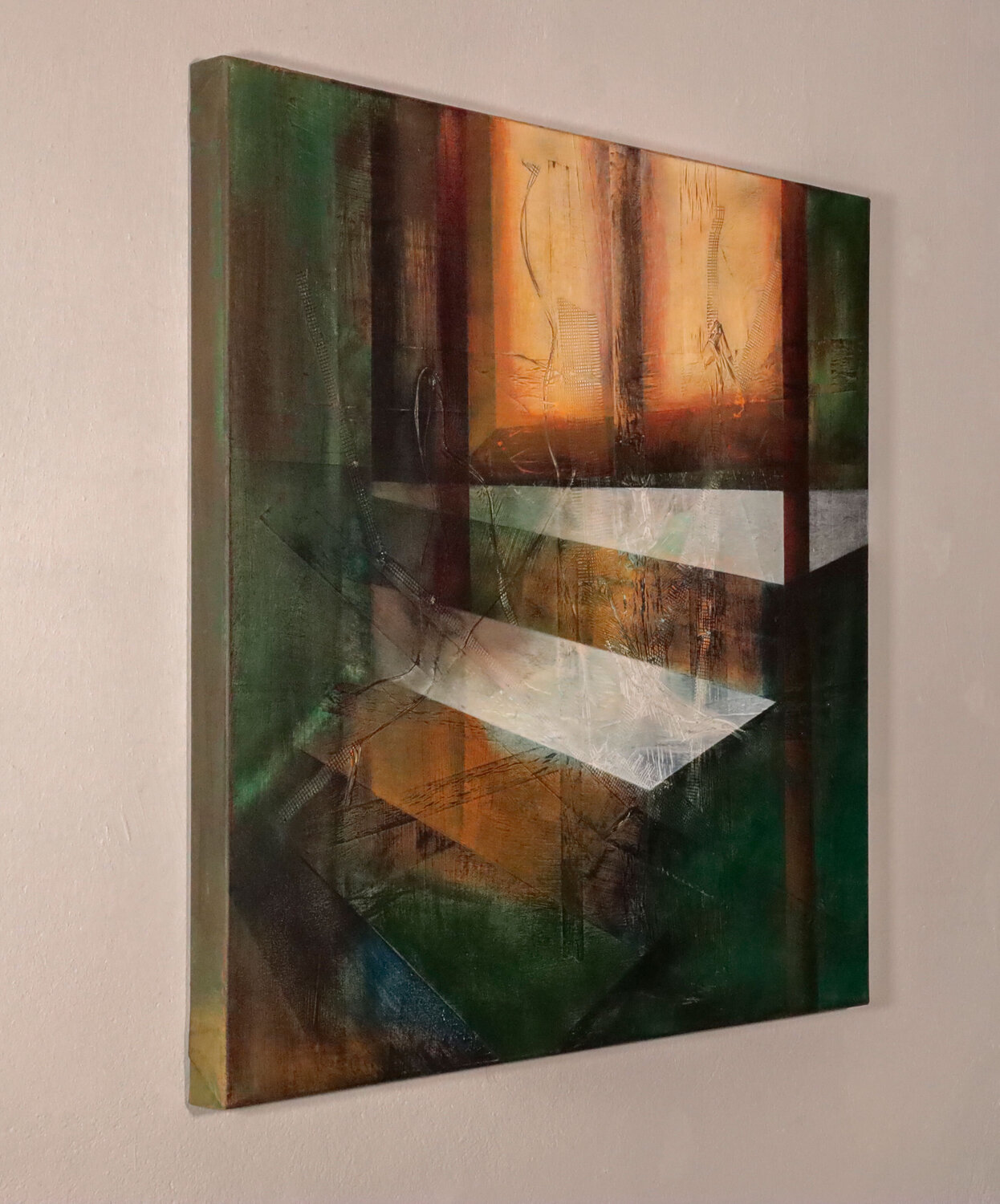 Wo Licht und Schatten verschmelzen by Peter Knauer (2022) : Painting ...