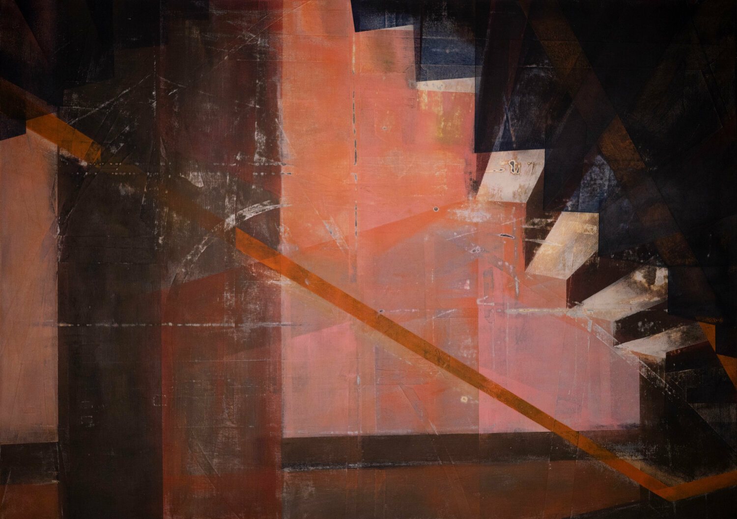 Das Flüstern verlassener Orte I by Peter Knauer (2020) : Painting ...