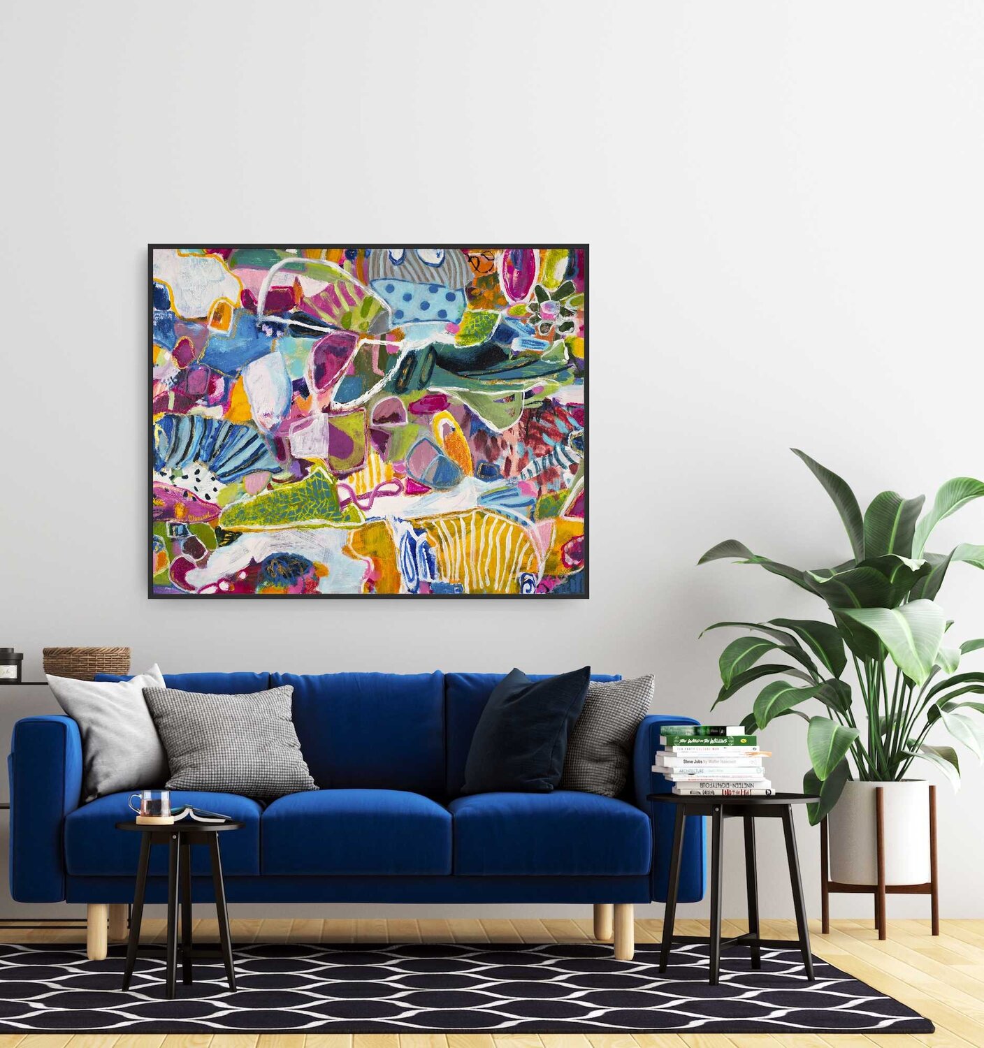 Mediterraneo by Marisol Evora (2022) : Painting Acrylic, Oil Pastel on ...