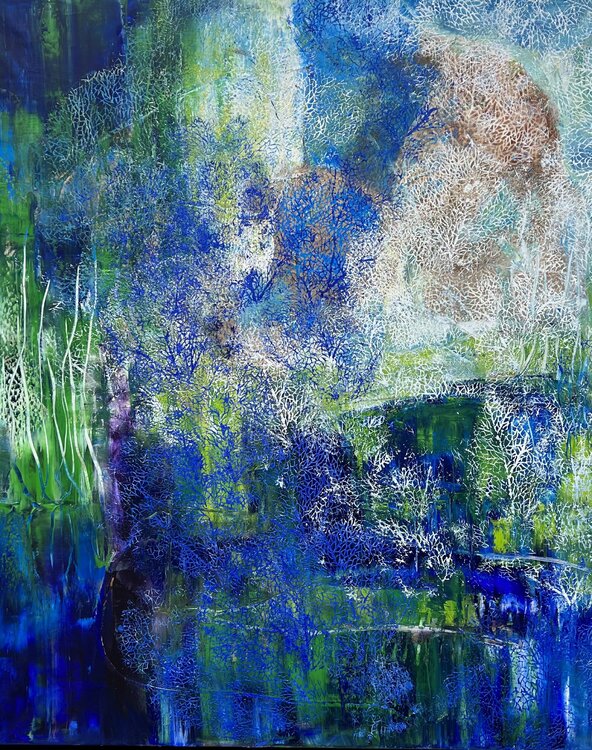 Evolution of the senses 1 by Elvira Heimann (2023) : Painting Acrylic on Canvas - SINGULART