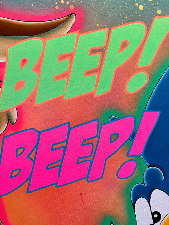 Road Runner und Wile E. Coyote_Beep! Beep! by Mario MAJA Stroitz (2021 ...