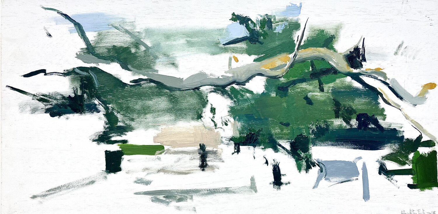 Rama. Branche. Branch by Antonio Mateos Prieto (2018) : Painting Oil on ...