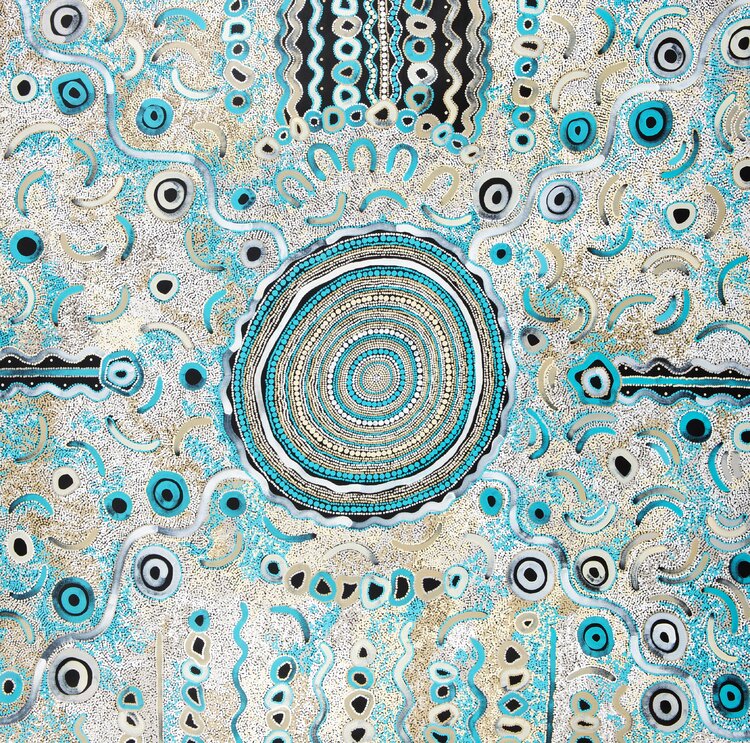 Camping under the moonlight by Kelly Taylor (2022) : Painting Acrylic ...