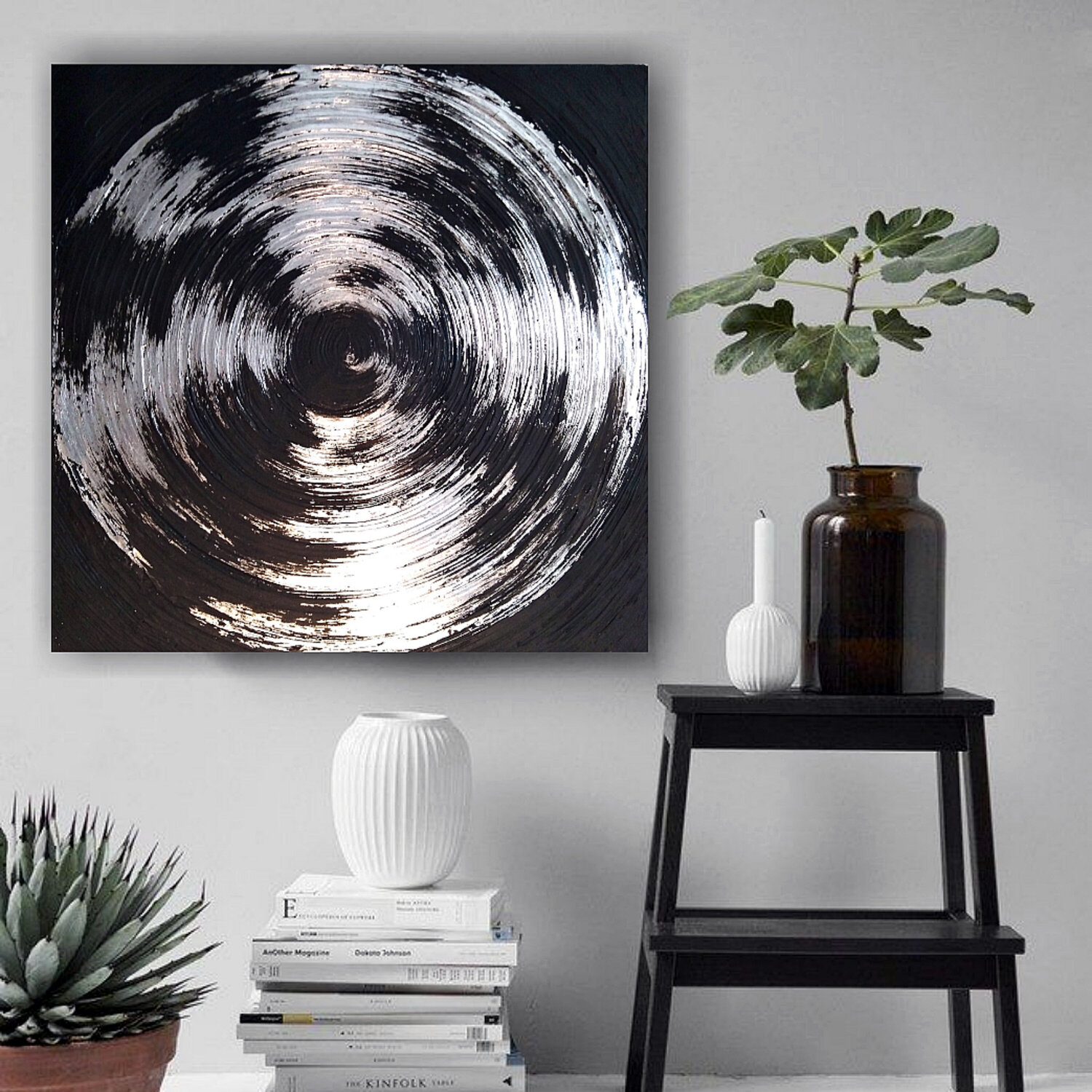 WHEEL OF FORTUNE - painting brings good luck, volumetric painting ...