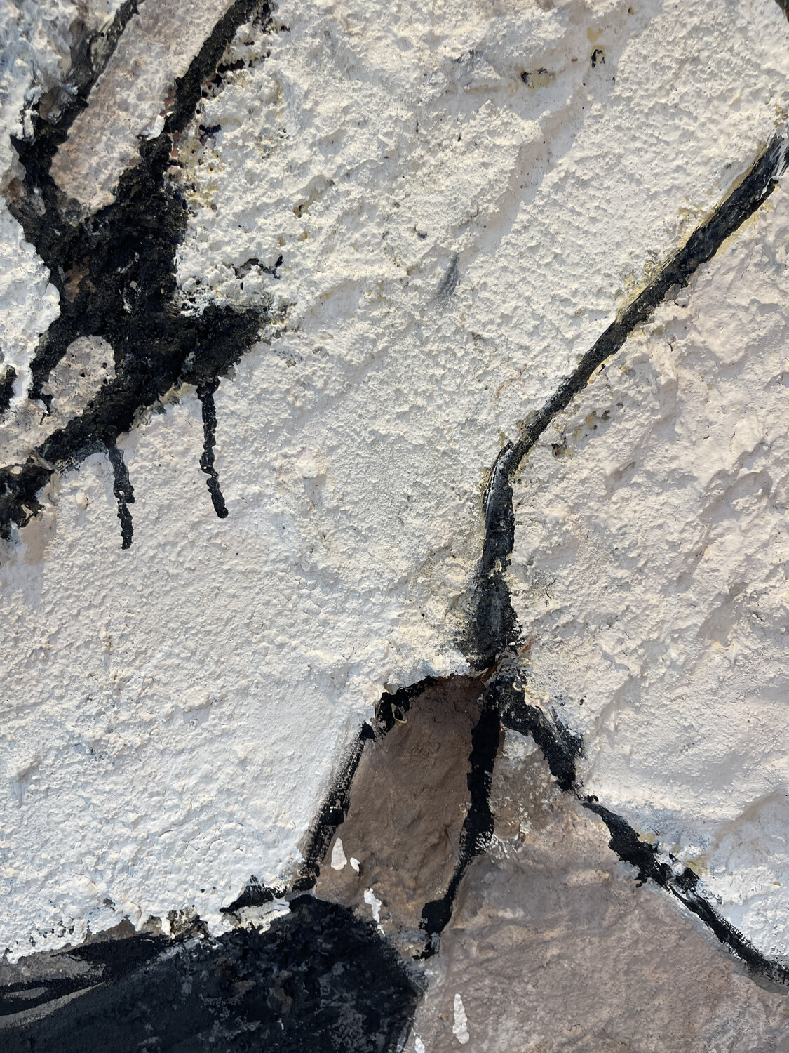 LAAS LAAS by Stephanie Cime (2022) : Painting Charcoal, Earth on Metal - SINGULART