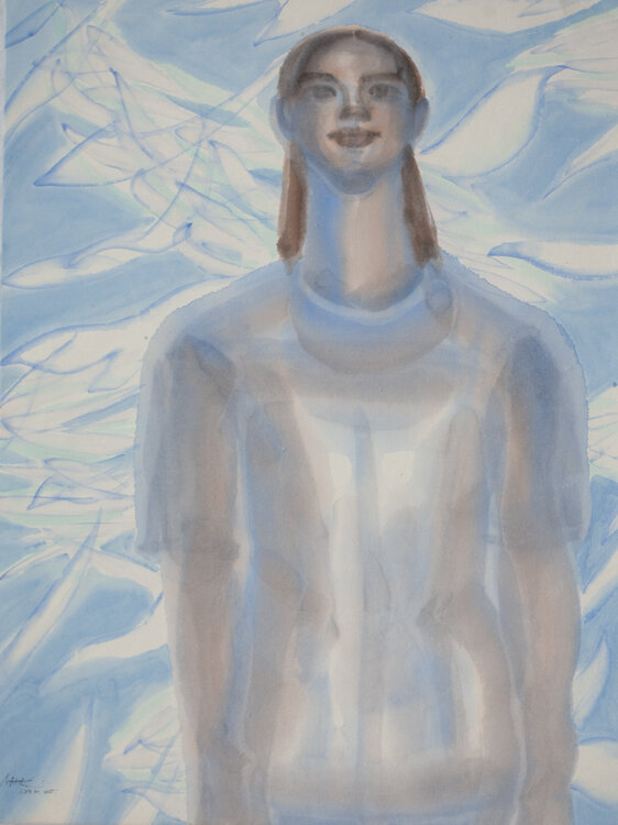 Boy by Motoko Musha (1991) : Work on Paper Watercolor, India Ink on ...