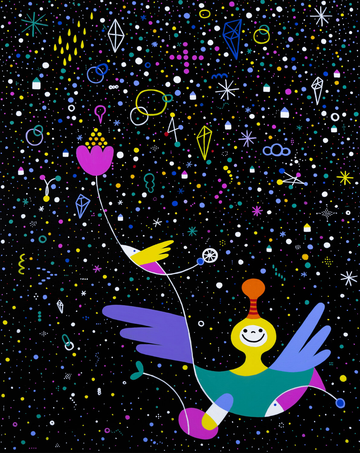 Fly high by Jeehyun Kim (2022) : Painting Acrylic on Canvas - SINGULART