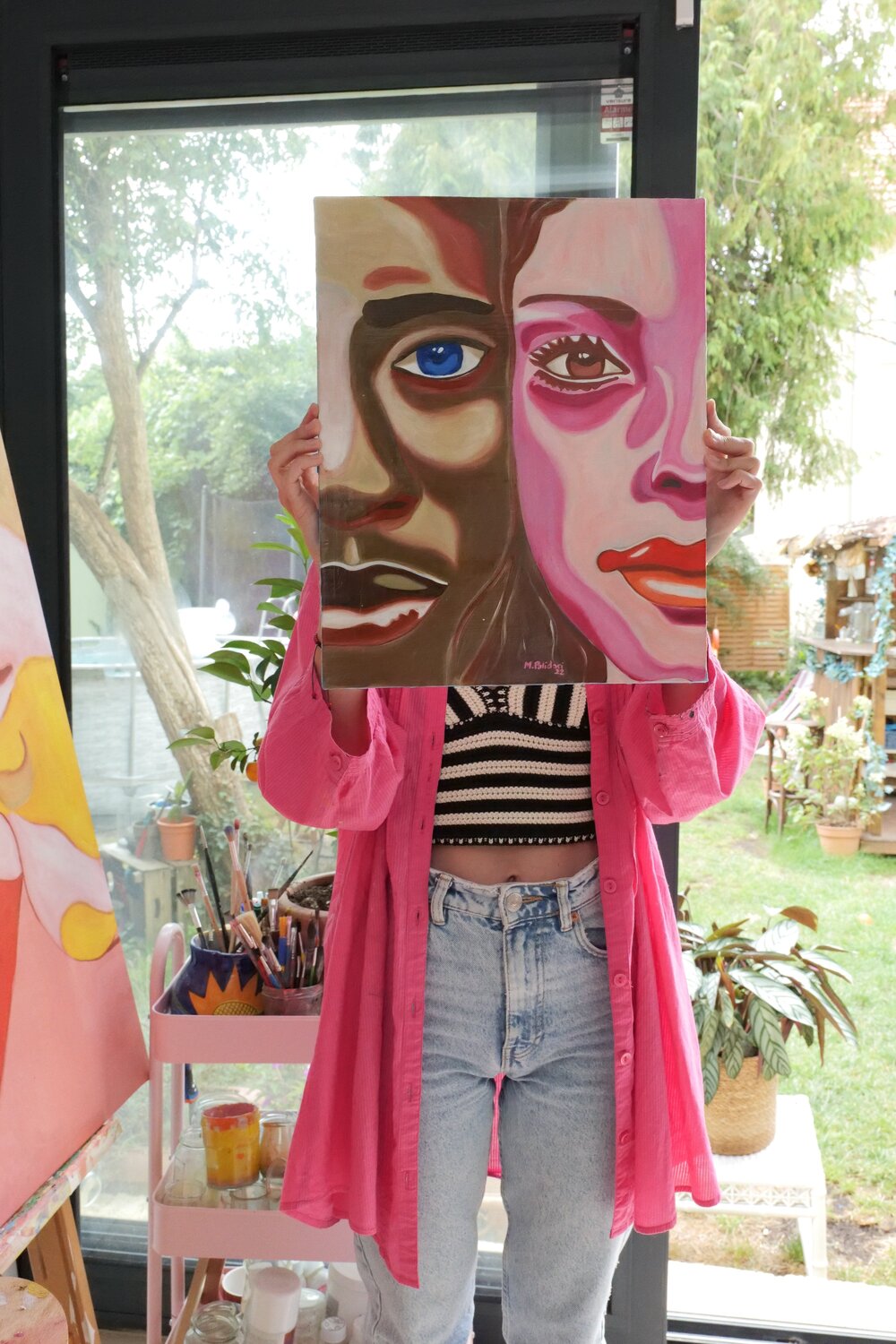 Eyes Symphony by Mathilde Polidori (2022) : Painting Oil on Canvas ...