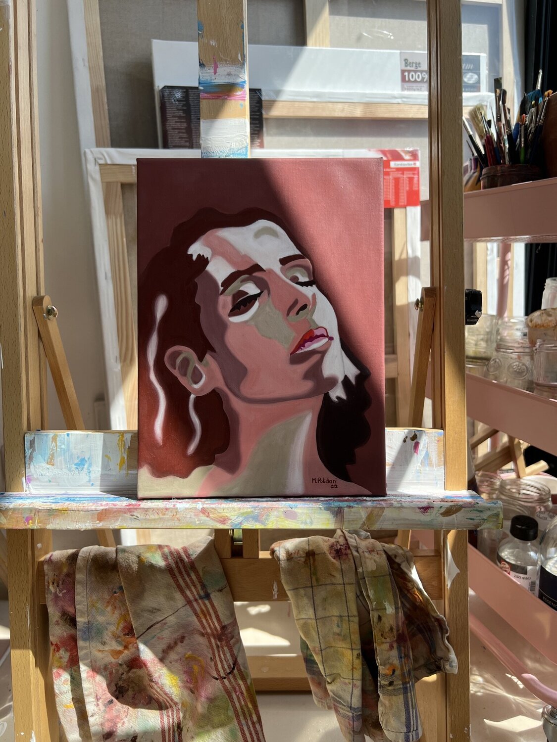 The Inner Light von Mathilde Polidori (2022): Malerei Öl auf Leinwand ...