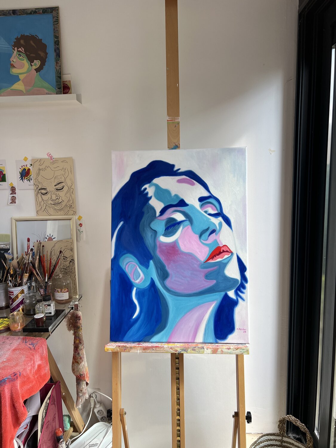 The Inner blue Light by Mathilde Polidori (2022) : Painting Oil on ...