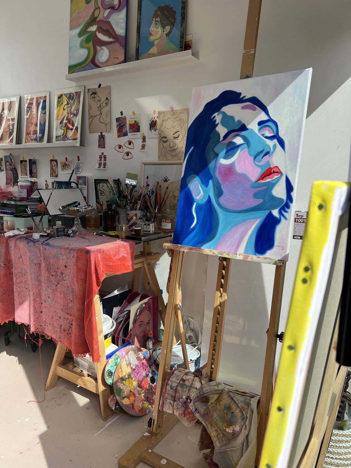 The Inner blue Light by Mathilde Polidori (2022) : Painting Oil on ...