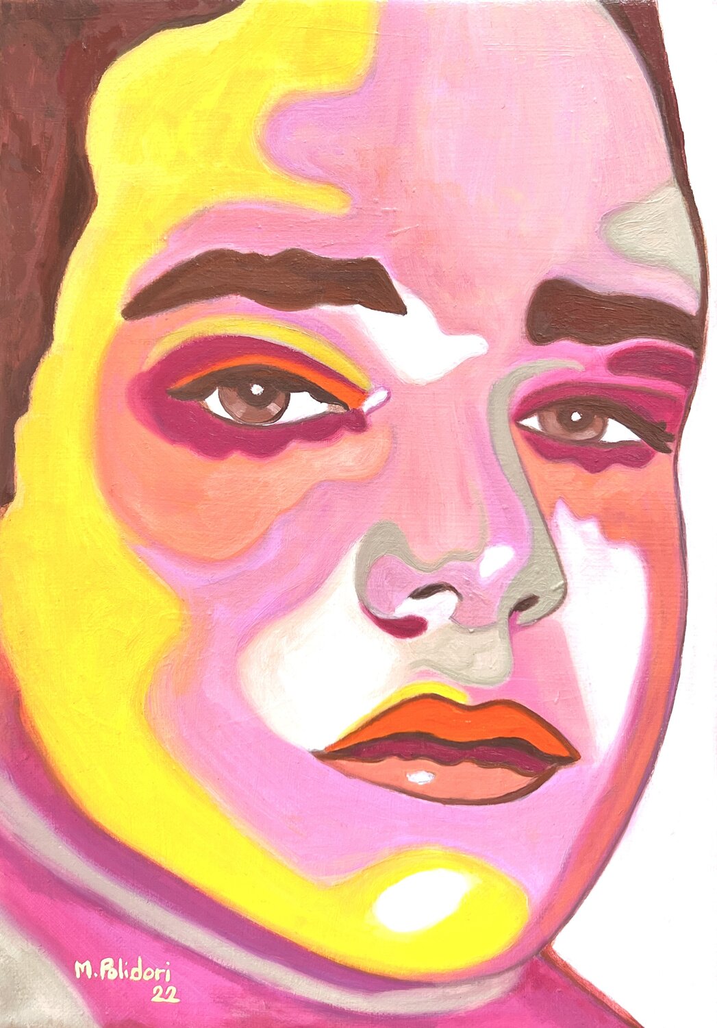 Orange Light by Mathilde Polidori (2022) : Painting Oil on Canvas ...