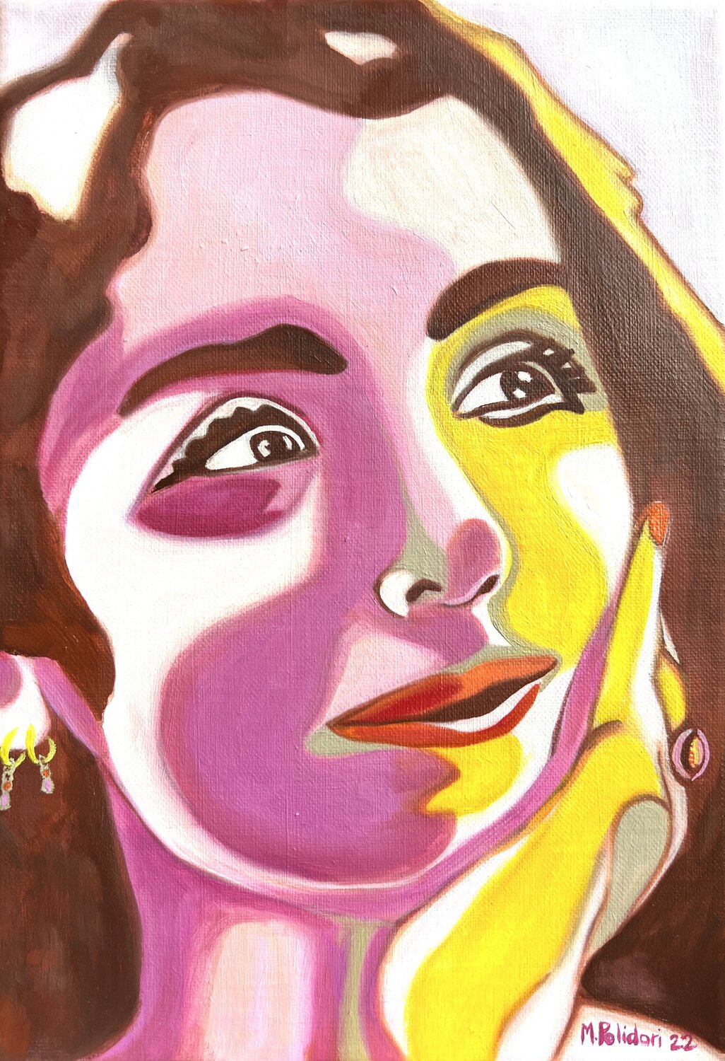 Sun Light von Mathilde Polidori (2022): Malerei Öl auf Leinwand - SINGULART