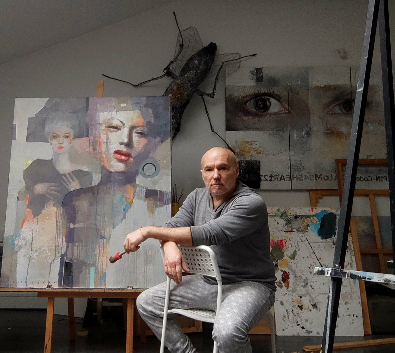 Podium by Viktor Sheleg (2021) : Painting Oil on Canvas - SINGULART