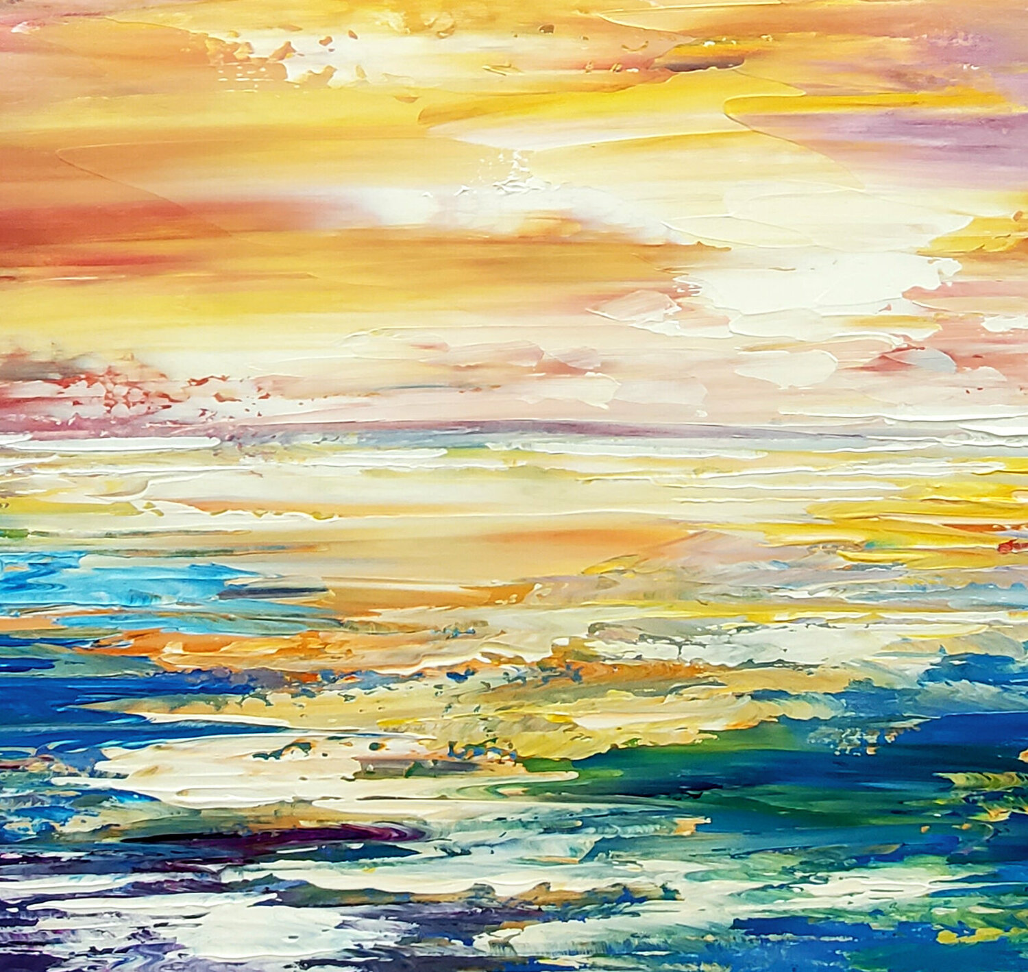SMOOTH SAILING by Tatiana Iliina (2022) : Painting Acrylic on Canvas ...