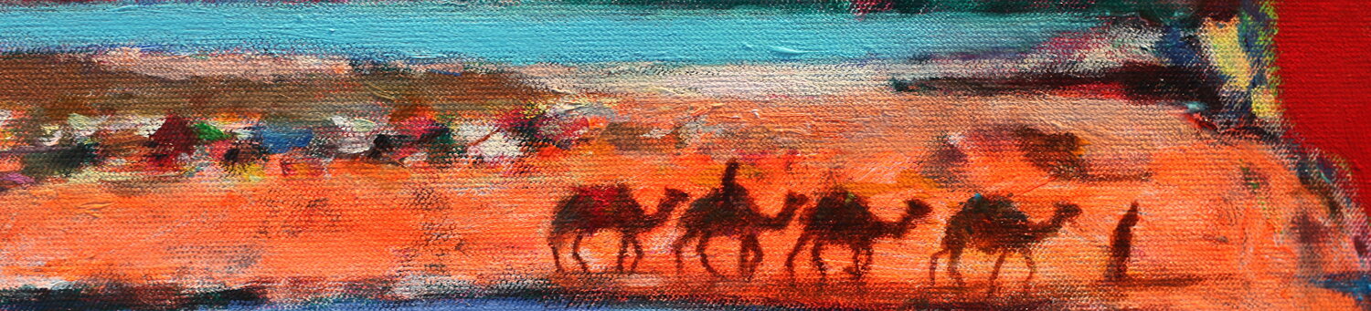 The Long Journey de Emil Aziz (2020) : Peinture Huile sur Toile - SINGULART
