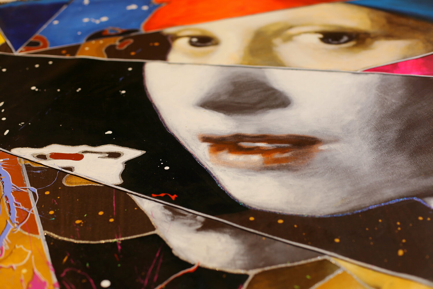 Untitled (Girl with A Pearl Earring - Modern Day Roy Lichtenstein) by ...