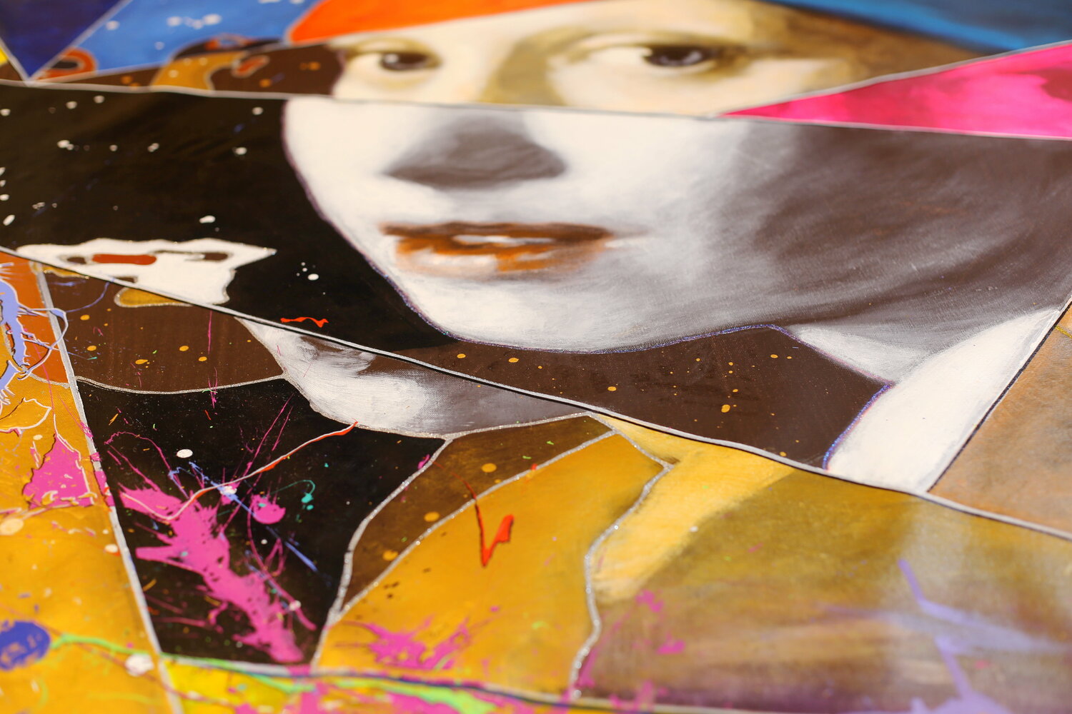 Untitled (Girl with A Pearl Earring - Modern Day Roy Lichtenstein) by ...