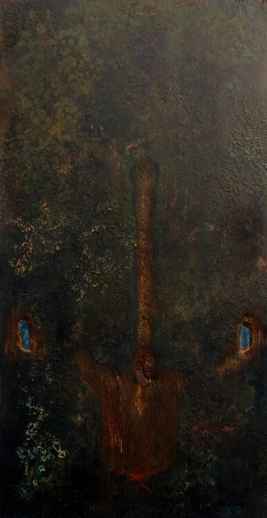 Strato shape by Claudio Boczon (2022) : Painting Acrylic, Oil on Wood ...
