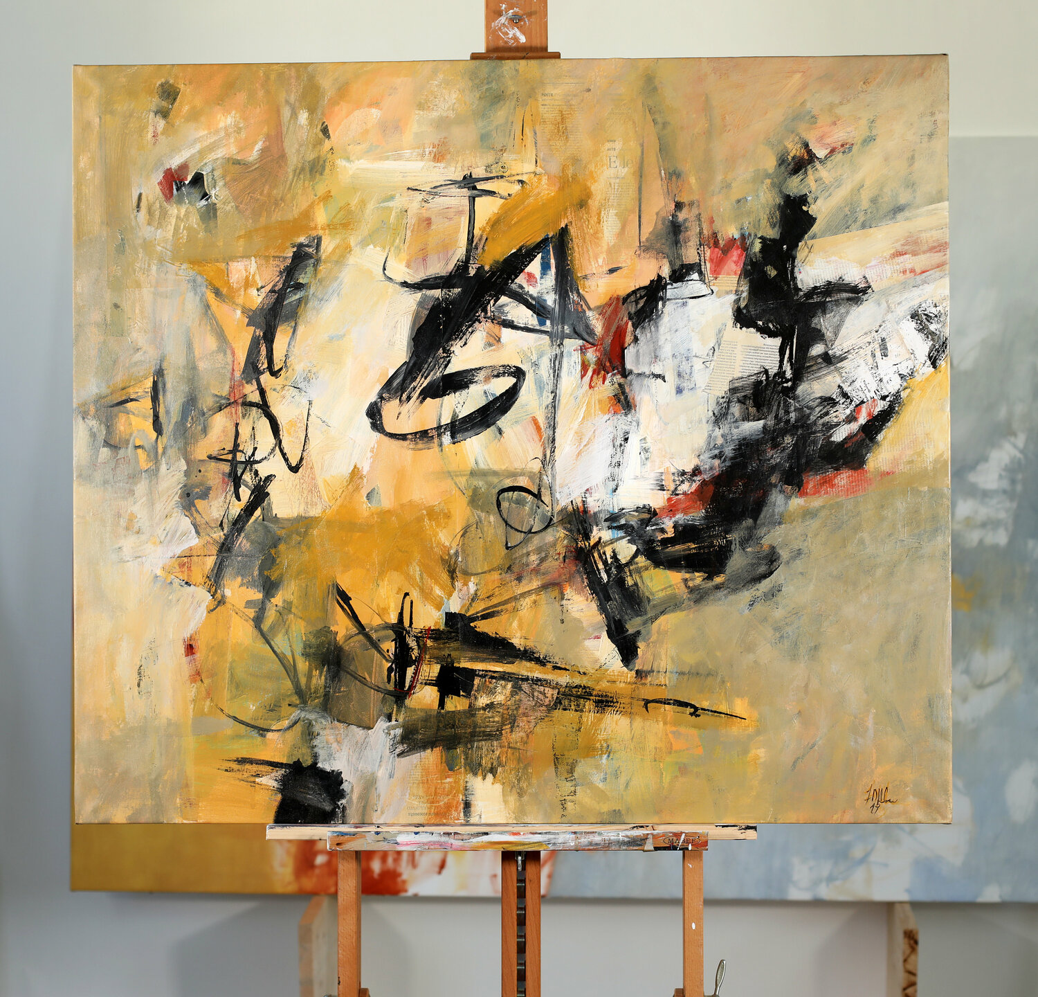 Morning Star by Francesco D'Adamo (2019) : Painting Acrylic, Vinyl on ...