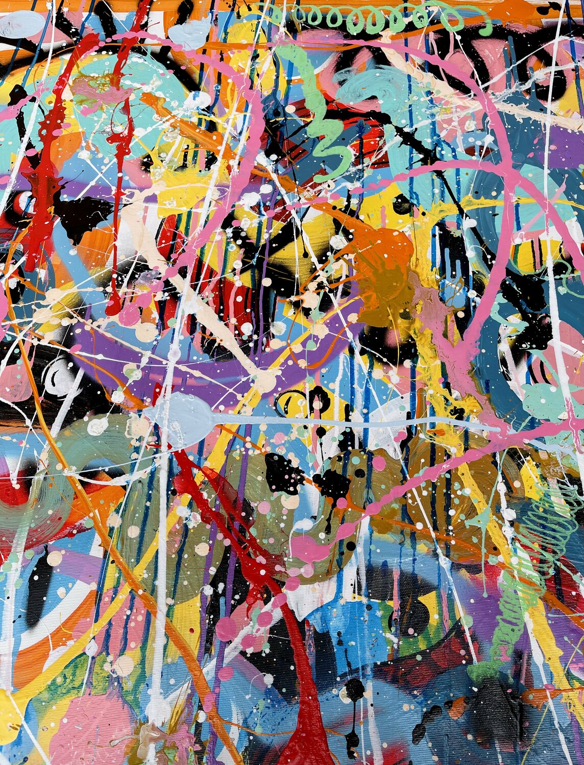 Prometheus by Mercedes Lagunas (2021) : Painting Acrylic, Spray paint ...