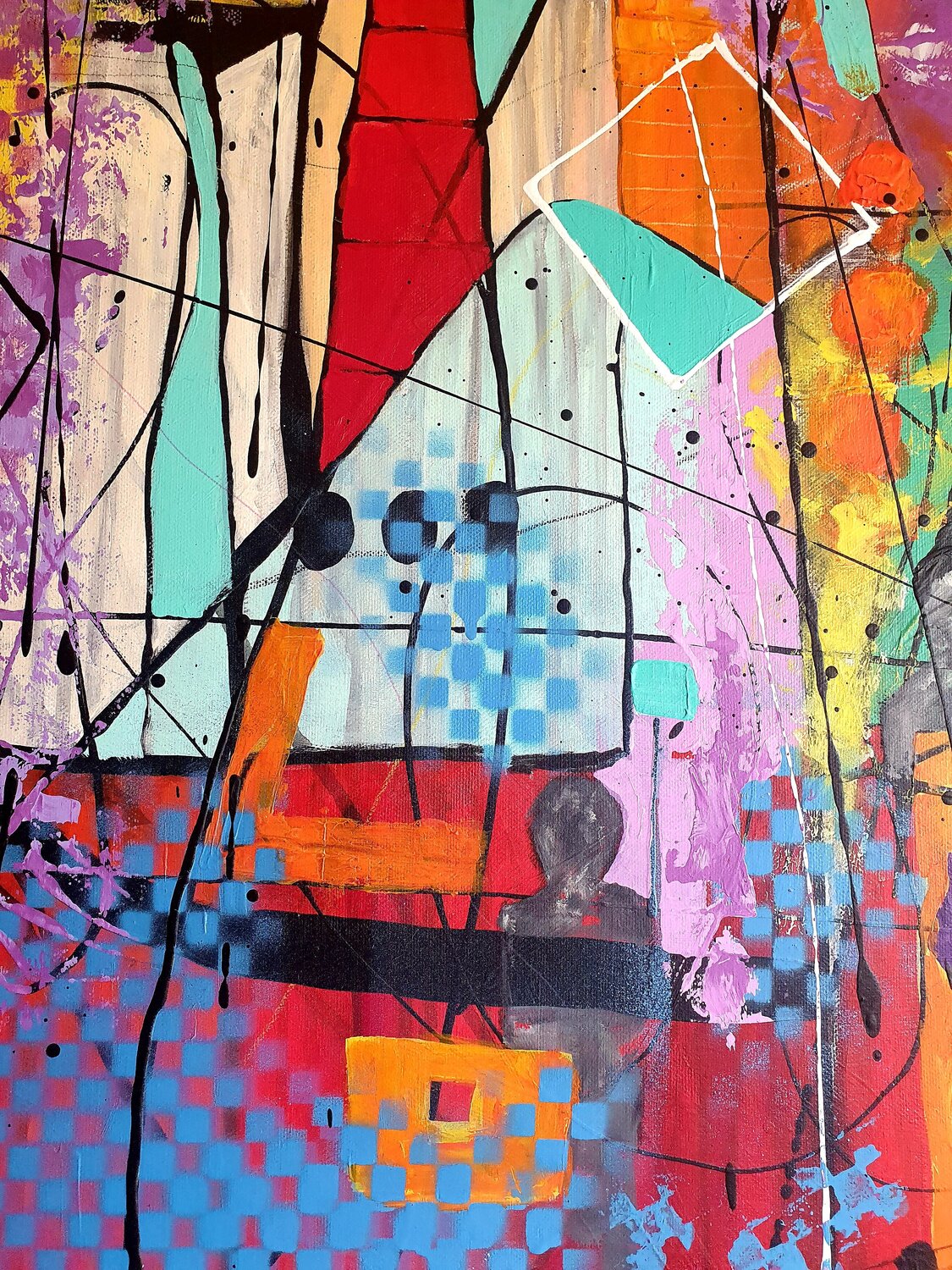 The Guardians of Reminiscence by Karnish Art (2022) : Painting Acrylic ...